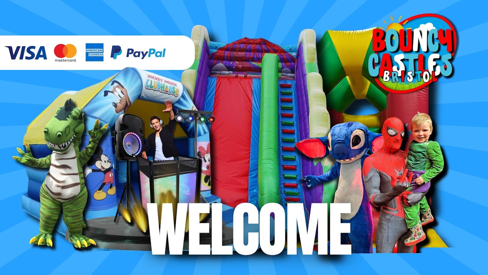 Bouncy castles Parties & Mascots | UK – TortoisePath | Celebrations 🎉
